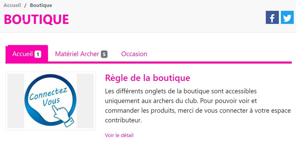 Boutique - Archers de la Bretagne Romantique (TINTENIAC)